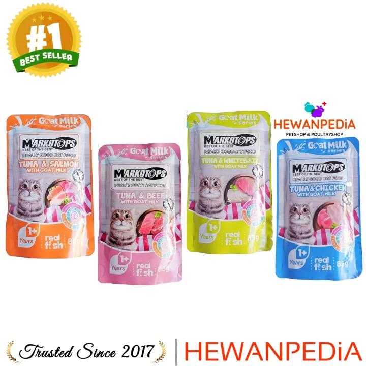 MARKOTOP ADULT SACHET 85 gr - Pakan Basah Kucing Wet Food Markotops ...