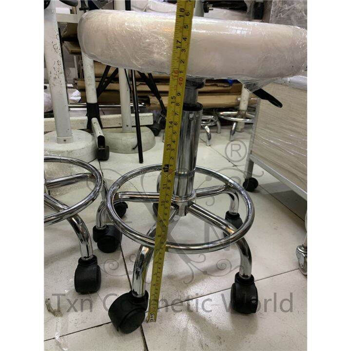 Stylist stool (white) for sap and hair salon | Lazada PH