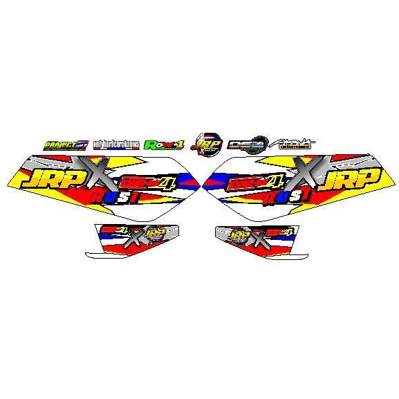 outdoor stickers decal stickers RUSI TC 125/150 JRP X DAENG DECALS ...