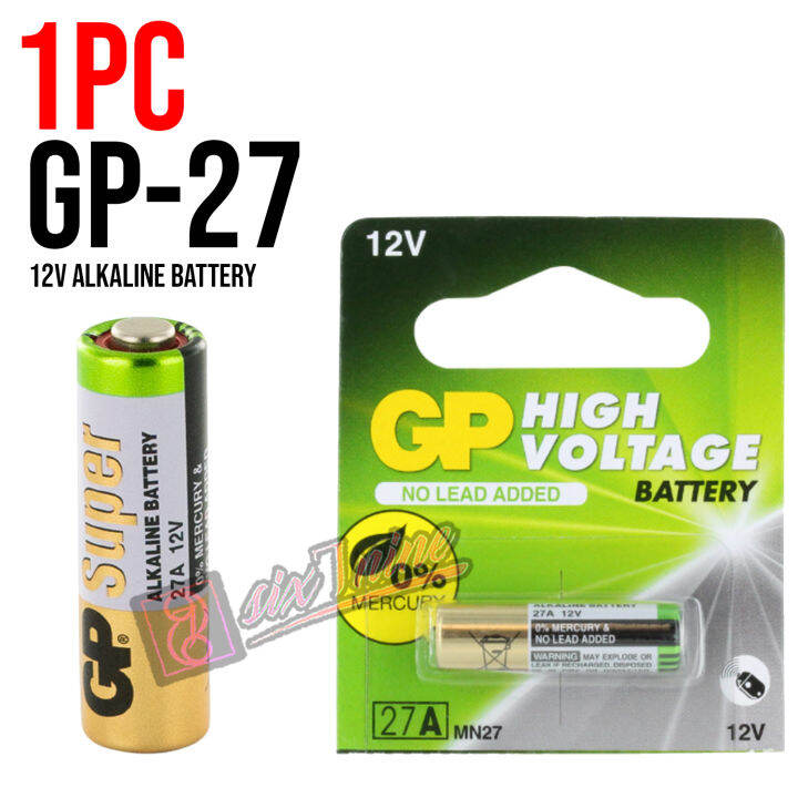 Gold Peak GP High Voltage 27A-BP A27 / MN27 12V Alkaline Battery (Per Piece) | Lazada PH