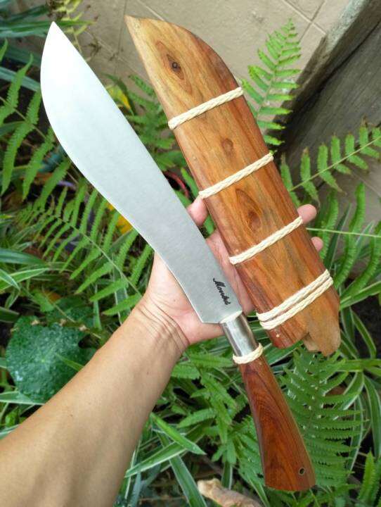 มีดเหน็บ อีเหน็บ (E-Nep) มาเชเต้ มีดควาญ มีดเดินป่า มีดแคมป์ 11.2” SUP9 ตีร้อนชุบแข็ง ผิวขัด ...