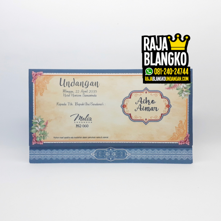 BLANGKO UNDANGAN MALIQ 60 | RAJA UNDANGAN | Lazada Indonesia