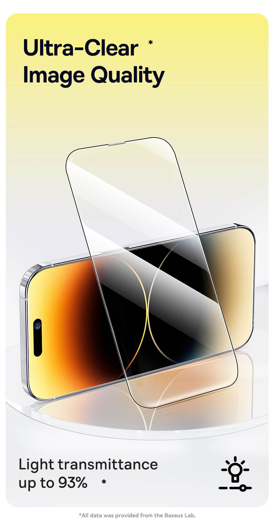 Baseus Corning Series Full-Coverage HD Tempered Glass Screen Protector ...