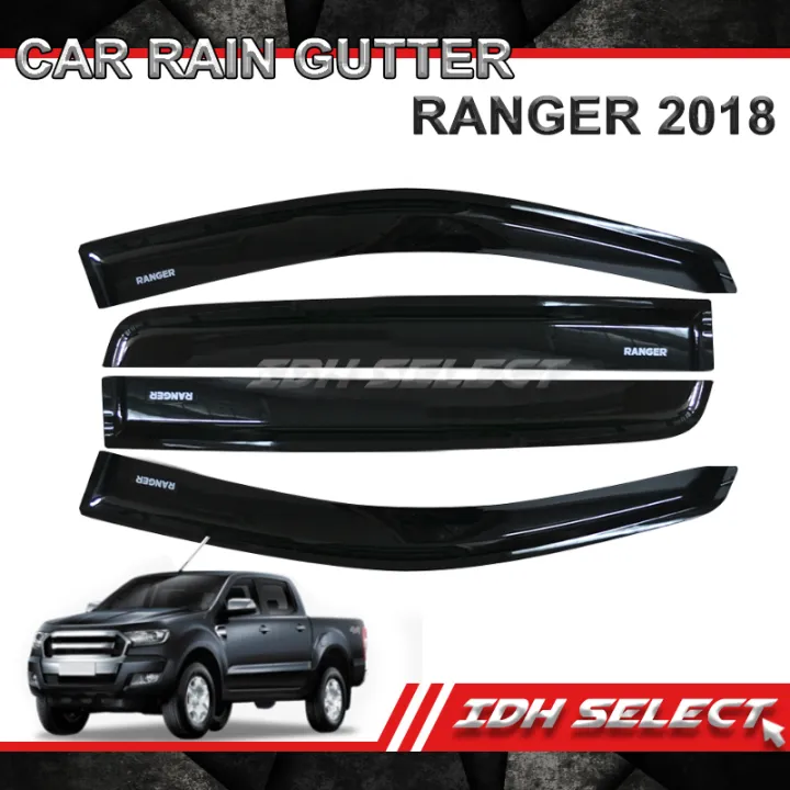 Car Rain Gutter Ford Ranger 2018 Protector Rain Sun Visor Window Door ...