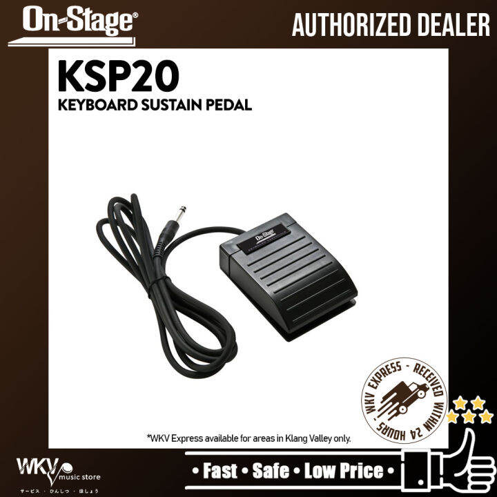 On-Stage Gear KSP20 Keyboard Sustain Pedal Damper Pedal (KSP20 / KSP 20 ...