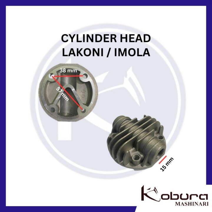 Cylinder Head Lakoni IMOLA 75 - Multipro 3/4 Kepala Kompresor Angin ...
