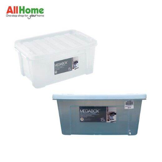 MEGABOX Storage Box15 Liters (Trans Clear, Trans Blue) | Lazada PH