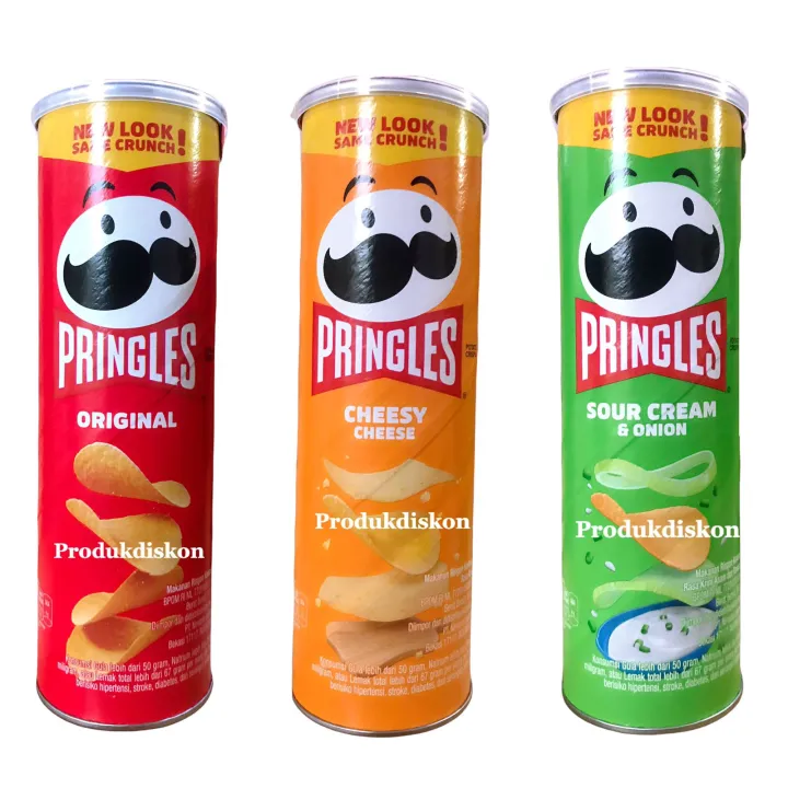 PRINGLES Potato Chips Snack 107GR - Makanan | Lazada Indonesia