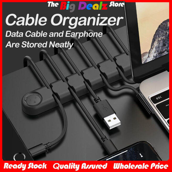 Cable Manager Multi Cable Organizer Multi Slot Cable and Earphones ...