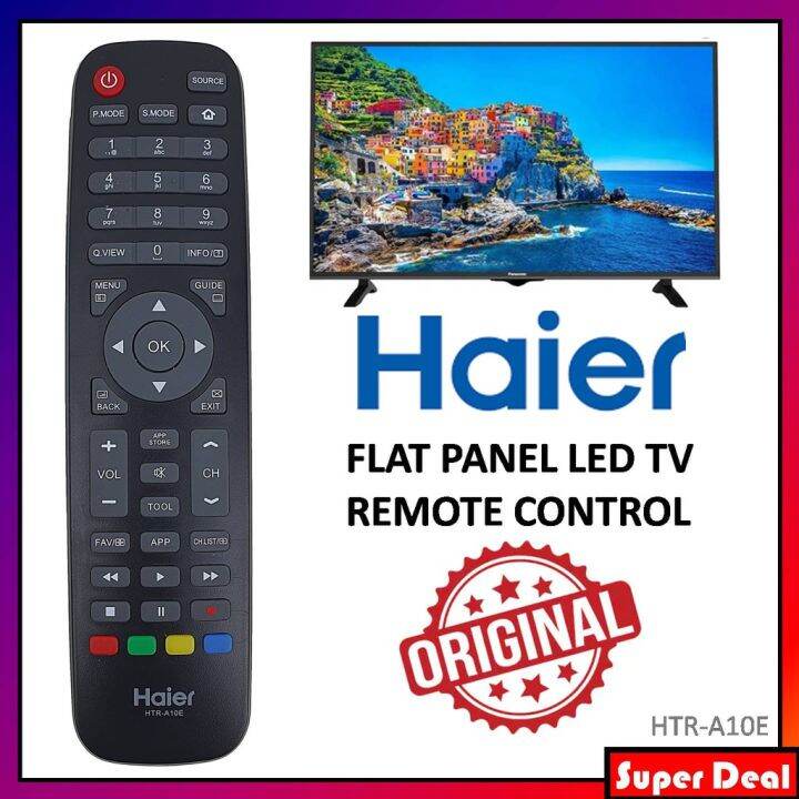 [ORIGINAL] HAIER Flat Panel LCD LED TV Remote Control HTR-A10E | Lazada PH