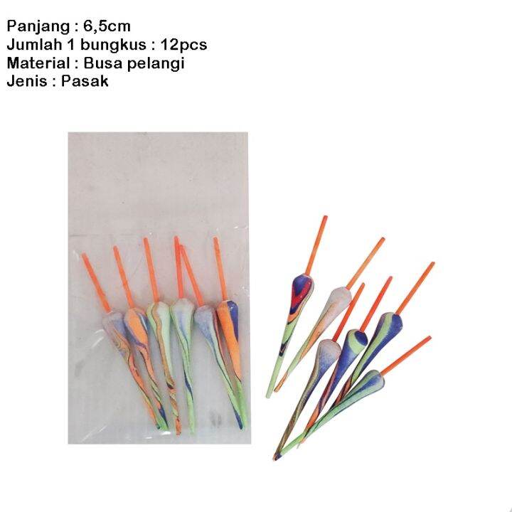 Pelampung Pancing atau Kambangan Pancing Pasak Pelangi | Lazada Indonesia