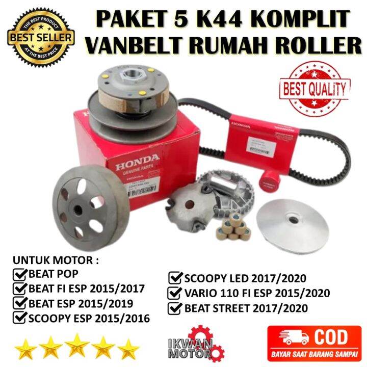 Paket Komplit 5 K44 - Beat Fi Pop Esp - Vario 110 Esp - Scoopy Fi ...