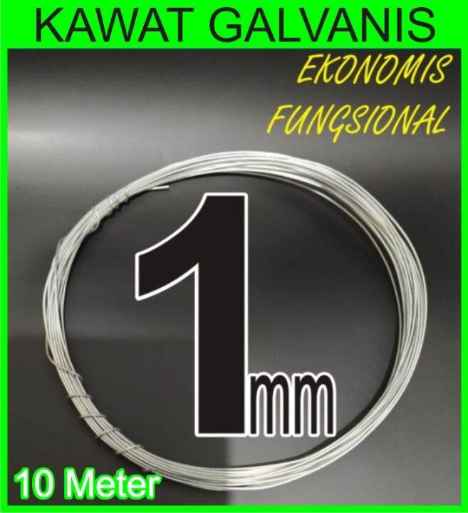Kawat Galvanis BWG 1mm panjang 10 meter | Lazada Indonesia