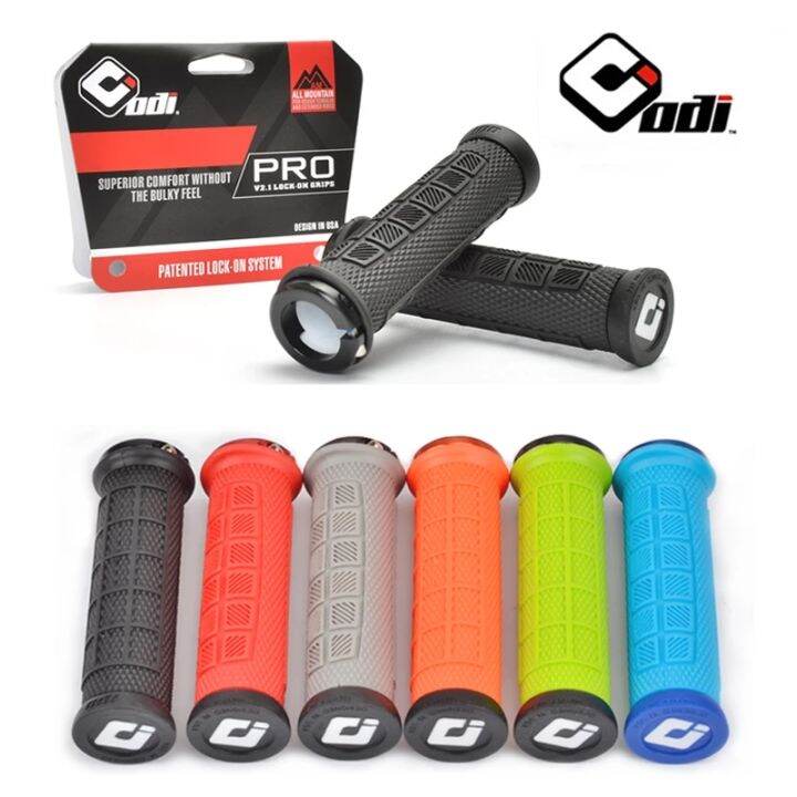 ODI Elite Pro V2.1 Lock on Grips for MTB Mountain Bike Grips Handlebar ...