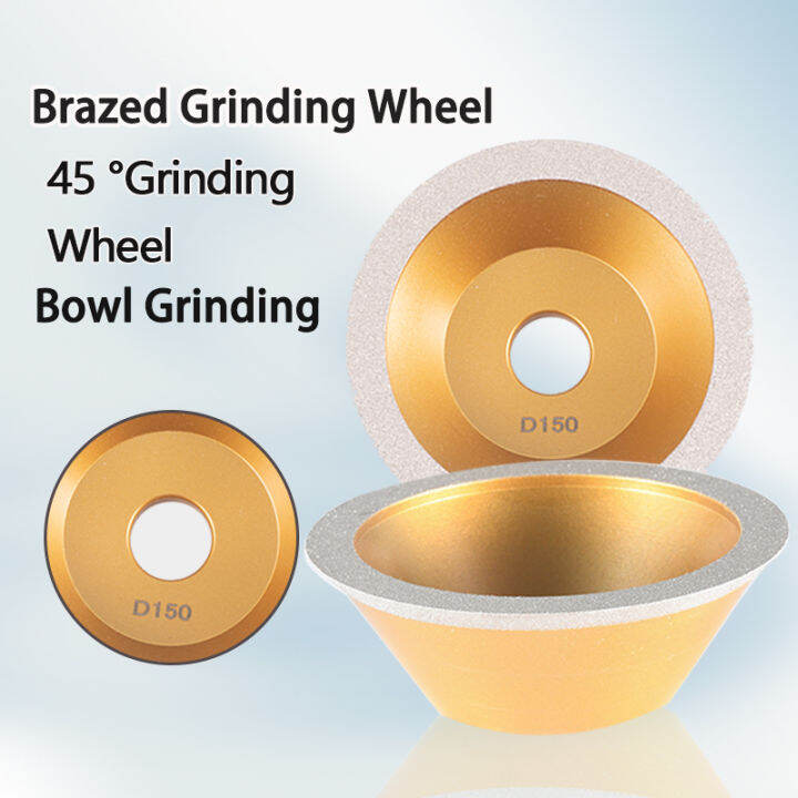 YI CHANG Diamond Grinding Wheel 100/150/200/320/400/600mm Brazed ...