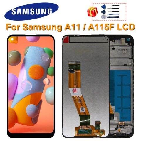 LCD TOUCHSCREEN SAMSUNG GALAXY A11 A115 M11 M115 AA TFT KONEKTOR BESAR ...