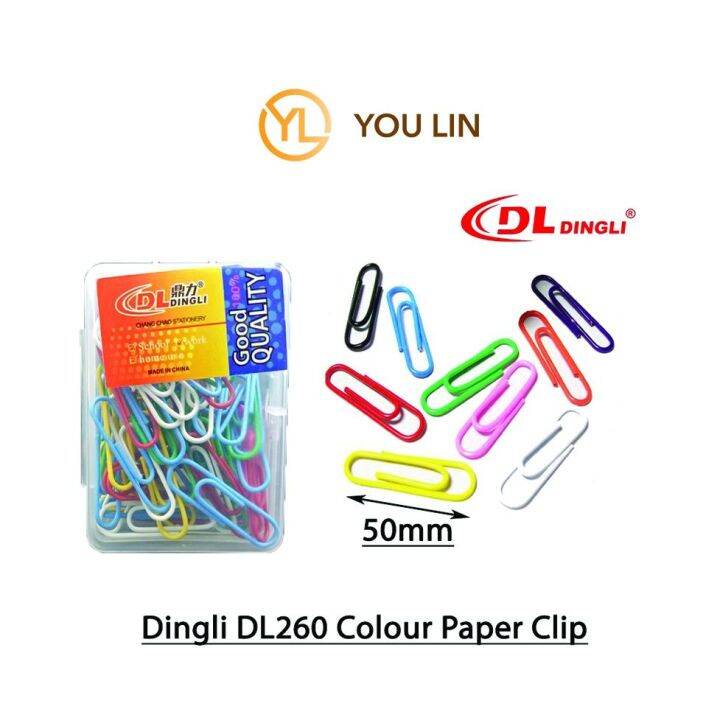 Dingli DL260 50mm Colour Paper Clip | Lazada