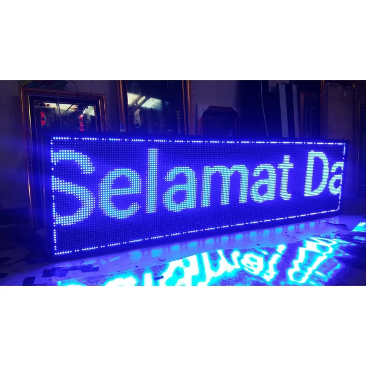 Running Text Papan Informasi Digital. Papan Informasi berjalan Warna ...