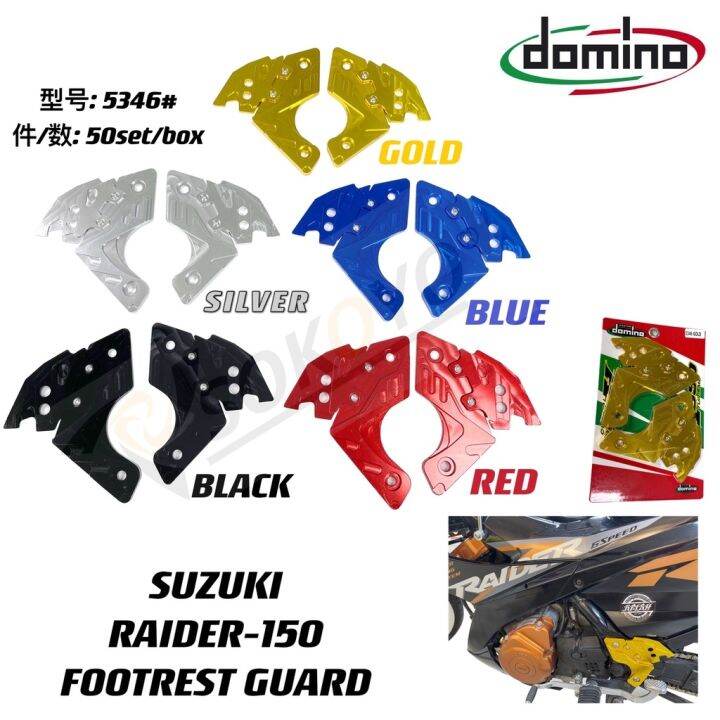 Sport younger 1 Pair CNC Alloy Suzuki Raider 150 Footrest Guard r150 ...