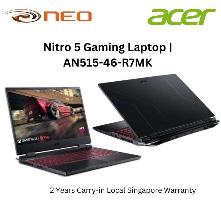 [Windows 11] Nitro 5 Gaming Laptop AN515-46-R7MK l 15.6-inch FHD IPS ...