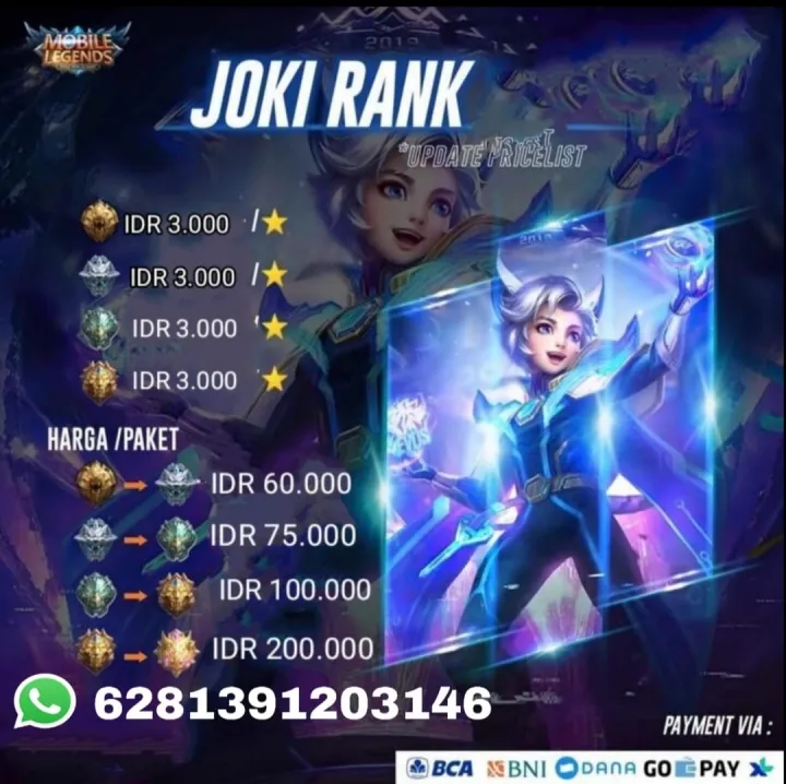 JOKI MOBILE LEGEND BANG BANG MURAH | Lazada Indonesia