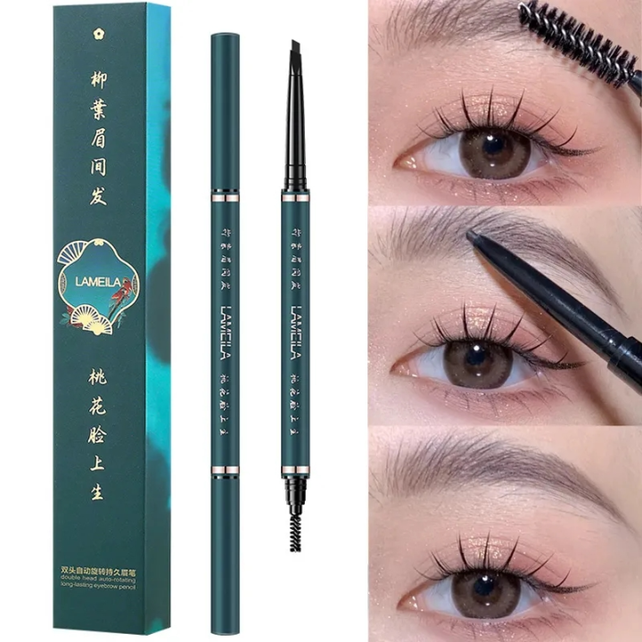 LAMEILA Waterproof Long Lasting Natural Eyebrow Pencil Double-headed ... LAMEILA Waterproof Long Lasting Natural Eyebrow Pencil Double-headed ...