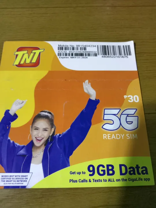 TNT 5G Ready Sim, Brand New and Sealed Sim Card | Lazada PH