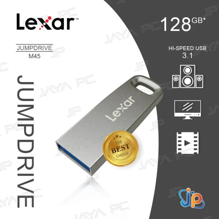 FlashDisk Lexar M45 Jumpdrive 128GB - Flash Disk 128 GB USB 3.1 ...