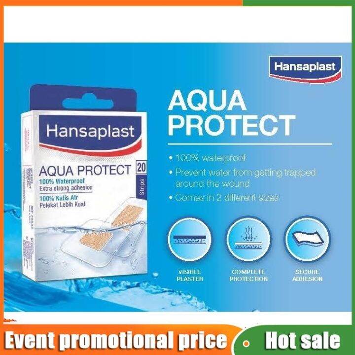 Hansaplast Aqua Protect Plasters 20 Strips Waterproof | Lazada PH