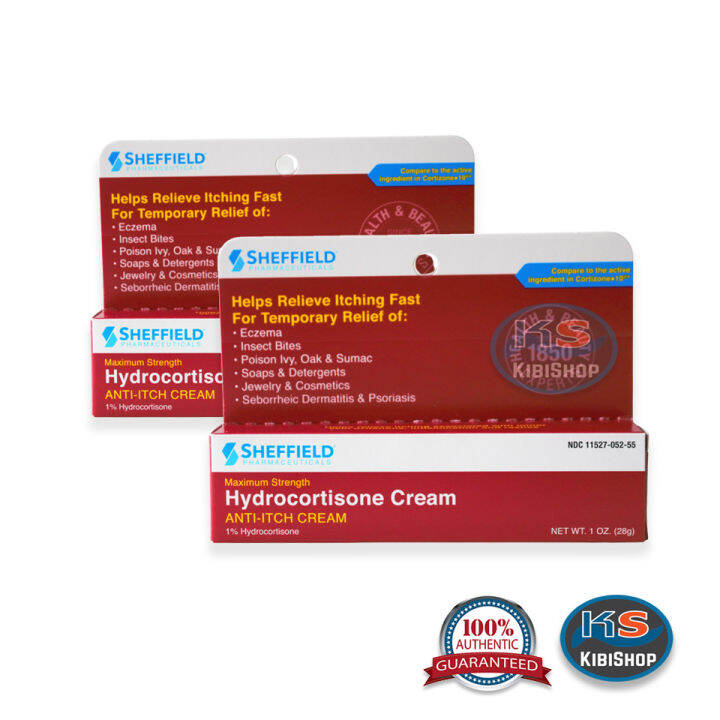 SHEFFIELD Cream 14g for Fast Itch and Rash Relief, Eczema, Psoriasis ...