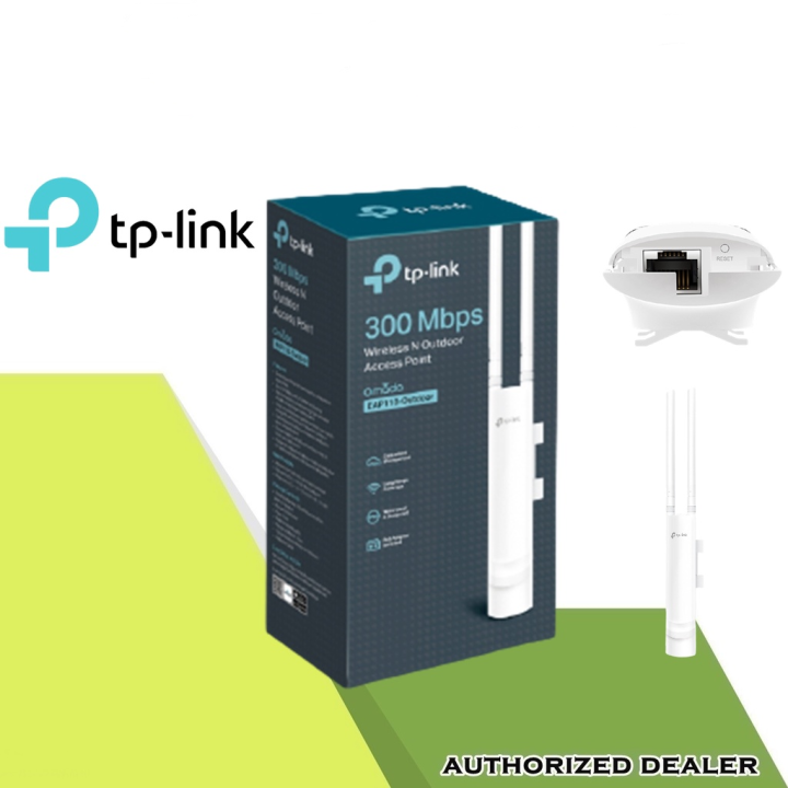 Tp-Link EAP110 Outdoor 300Mbps Wireless N Outdoor Access Point | Lazada PH