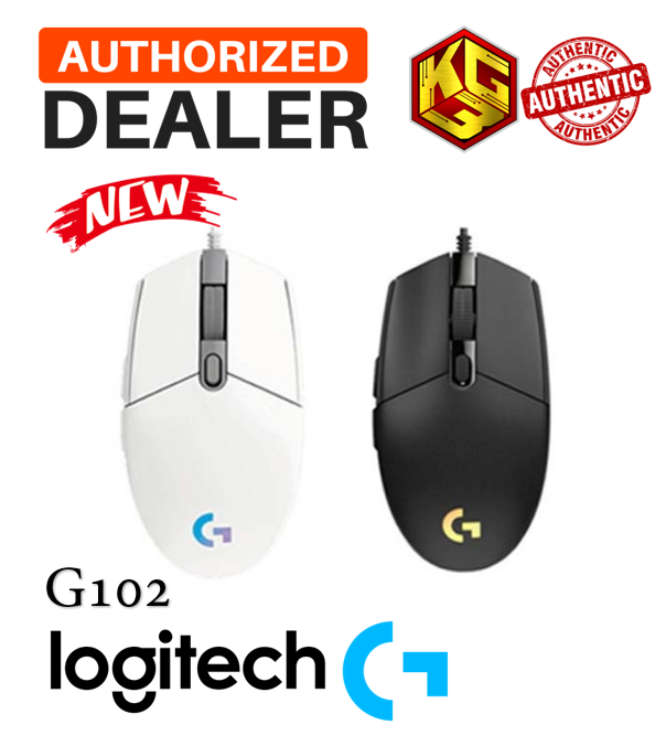 Logitech G102 Lightsync Optical Gaming mouse w 16.8m LED Colors, Built ...