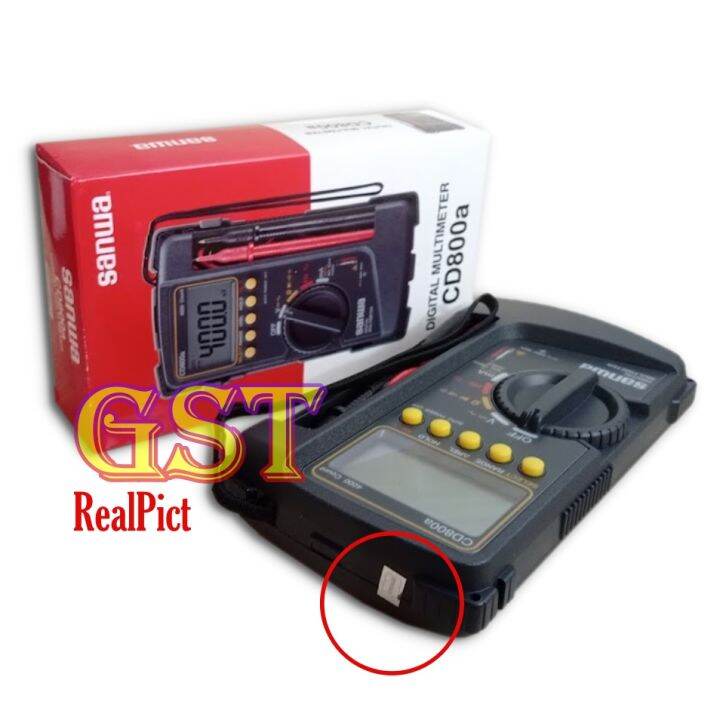 multitester avometer digital sanwa CD800A avo meter CD 800 A | Lazada ...