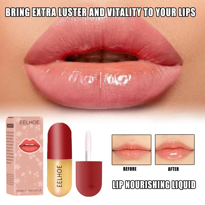 Eelhoe Botanical Capsule Lip Plumping Oil Enhances Plump Lip And Lip ...
