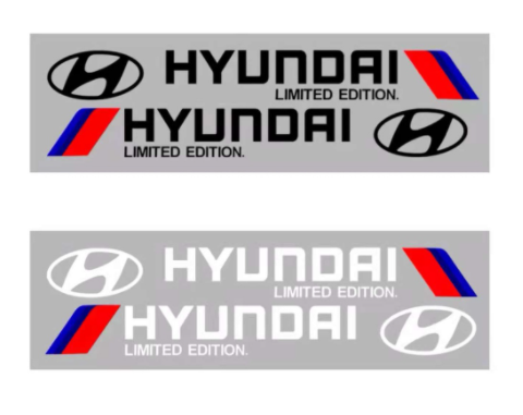 HC Hyundai Car Side Body Door Decoration Decals Sticker Exterior ...