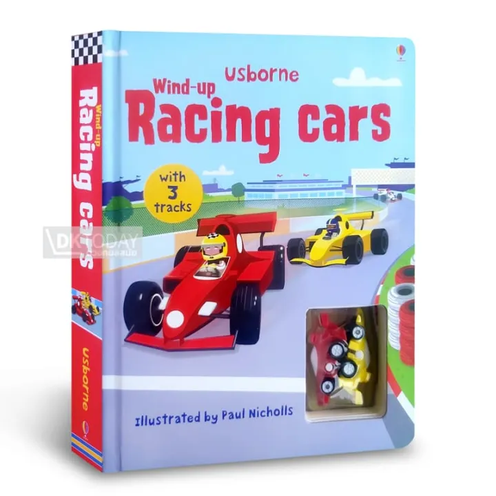 USBORNE WIND-UP BOOKS :RACING CARS BY DKTODAY | Lazada.co.th