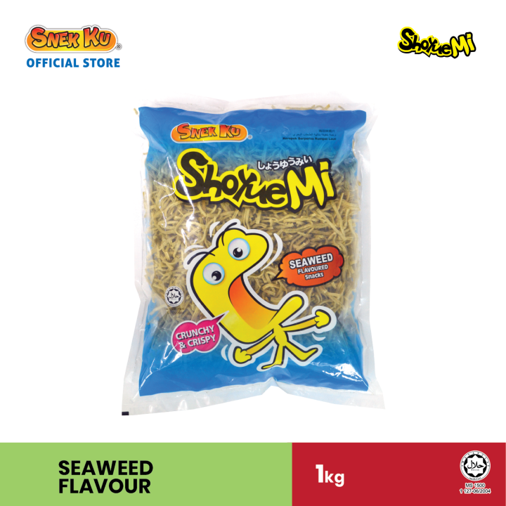 Snek Ku Shoyuemi Mee Seaweed Flavoured Snacks (1kg) | Lazada