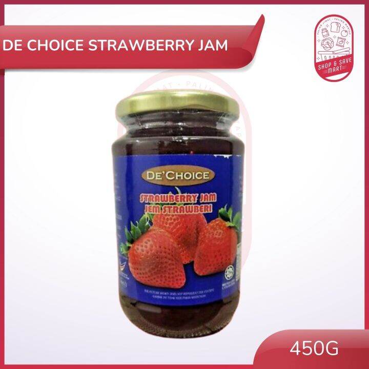De'Choice Strawberry Jam - 450g De'Choice Jem Stawberi [Halal] | Lazada