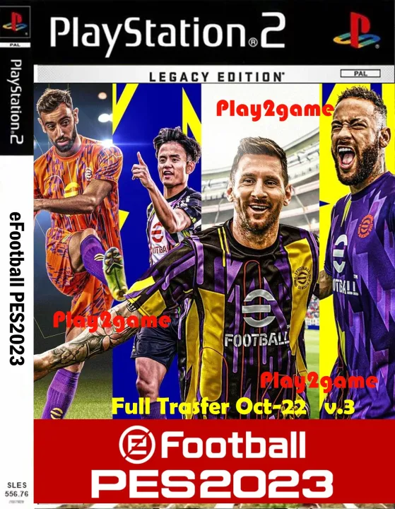 แผ่นเกมส์ Efootball Pes 2023 V 3 ฮาแลนด์ นูเญซ เลวานดอฟสกี้ แอนโทนี่ คา