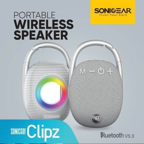 Sonicgear Sonicgo! Clipz Bluetooth V5.3 Portable Wireless Speaker ...