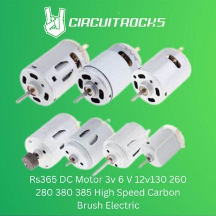 Rs365 DC Motor 3v 6 V 12v130 260 280 380 385 High Speed Carbon Brush ...