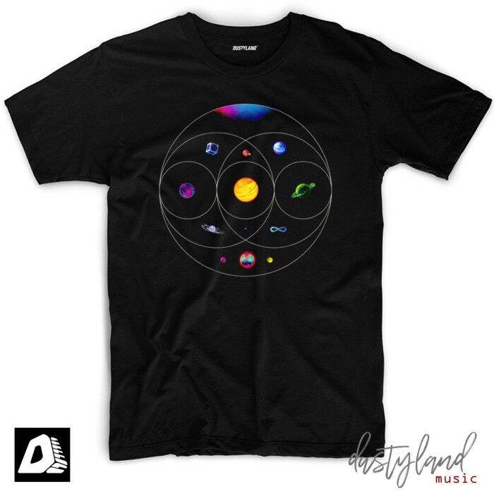 T-Shirt Band COLDPLAY - MUSIC OF THE SPHERES | Lazada PH