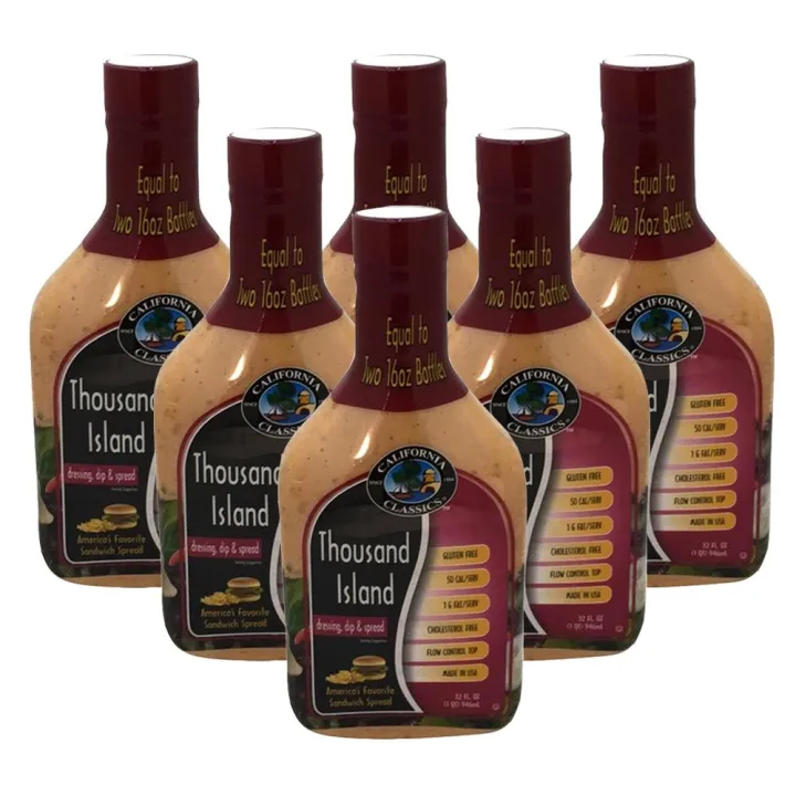 California Classics Thousand Island Dressing 6 Pack (946ml per pack ...