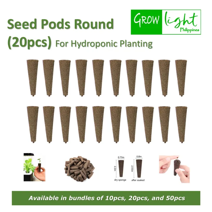 Seed Pods Round for Hydroponic Planting in Bundle of 20 Pieces | Lazada PH