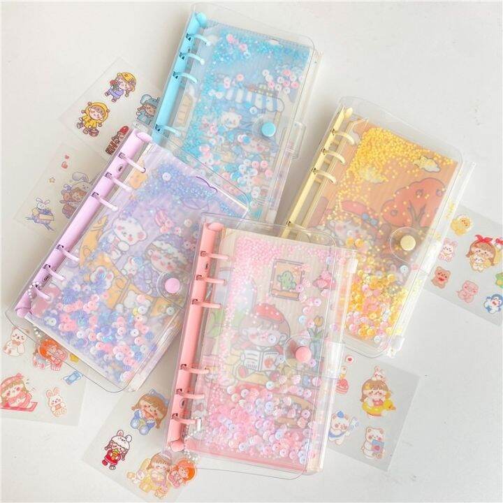 【COD】 Cute Korean binder notebook pastel filler stationery diary ...