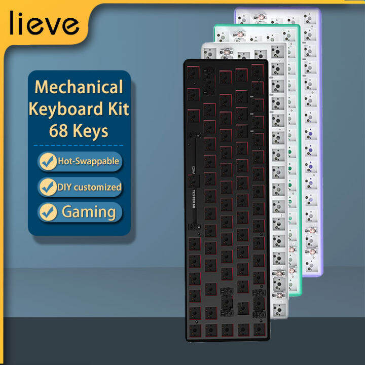 CIY Tester68 GK68 65% Layout 2.4G/Bluetooth Wireless Mechanical ...