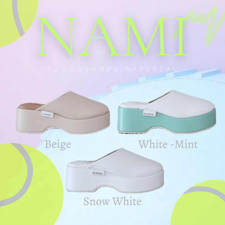 Cloudshoes.official : NAMI Platform shoes รองเท้าส้นตึกหัวปิด สวมง่าย ...