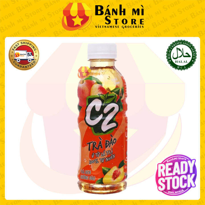 C2 LEMON / PEACH / APPLE GREEN TEA 🇻🇳 | [HALAL] C2 Hương Chanh Trà Xanh ...