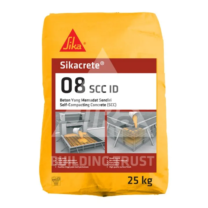 Sika beton instan mutu tinggi Sikacrete® - 08 SCC ID 35kg | Lazada ...