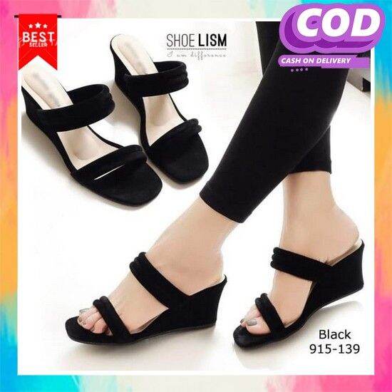Sendal Wedges Wanita Terbaru 2022 Jelly Karet Cantik Dan Elegan ...
